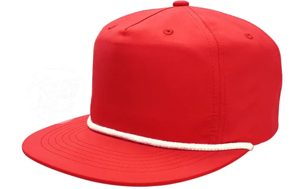 Blank Retro Poly Rope Hat w/SnapBack
