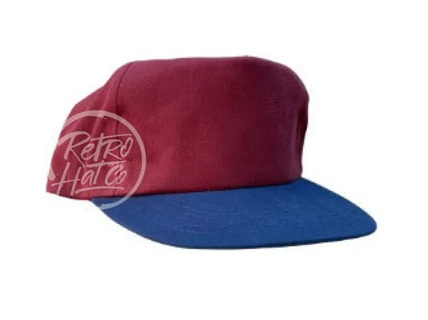 Blank Retro Two-Tone Trucker Rope Hat