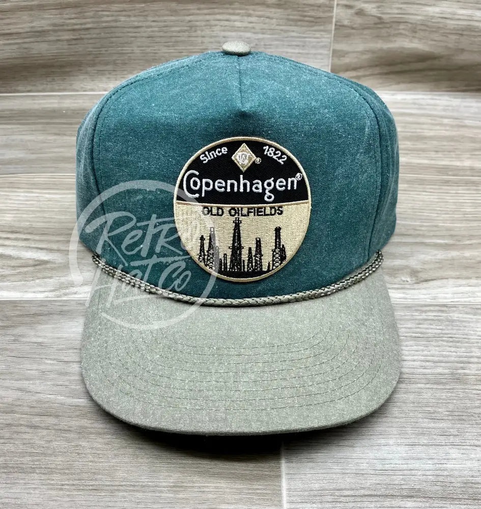 Cope Oilfield Patch on Retro Stonewashed Rope Hat