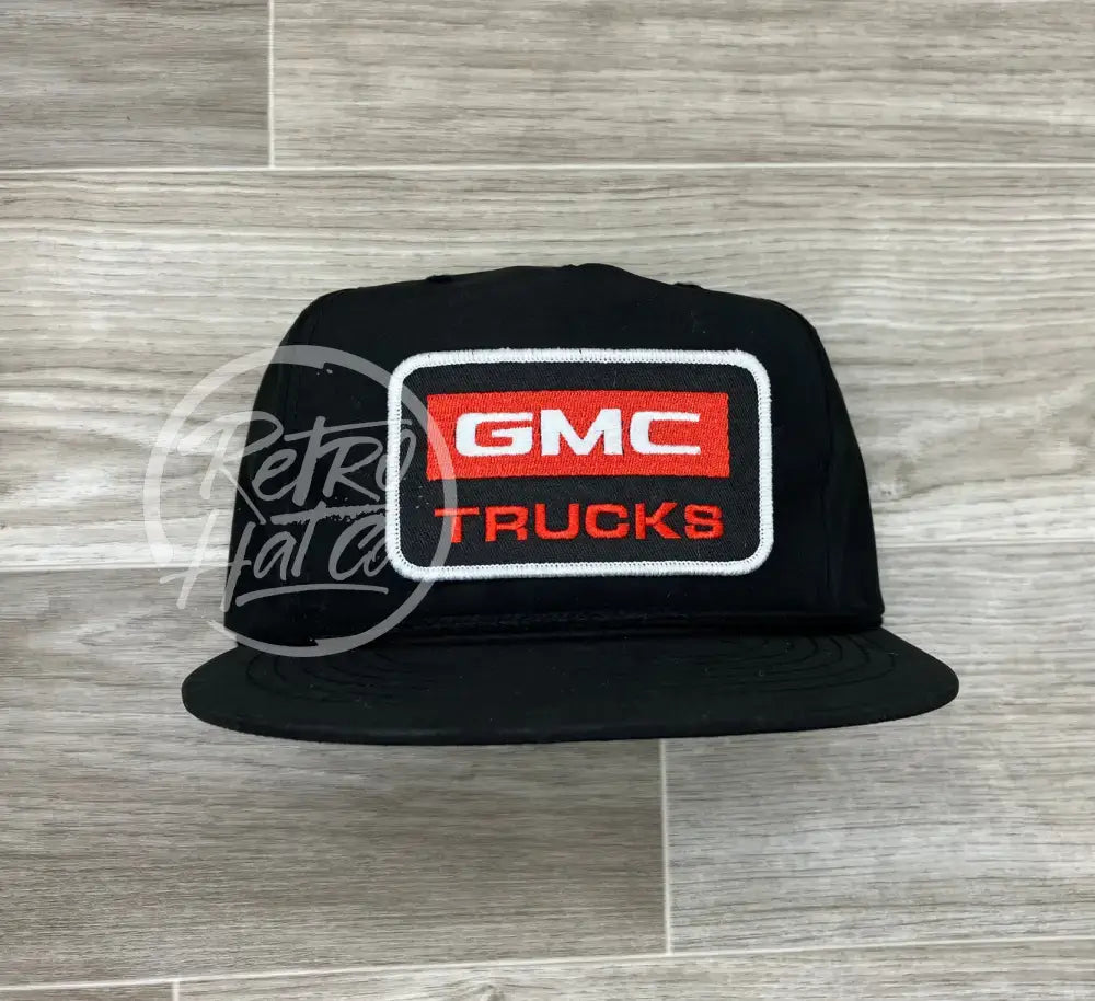 GMC Trucks Patch on Retro Poly Rope Hat