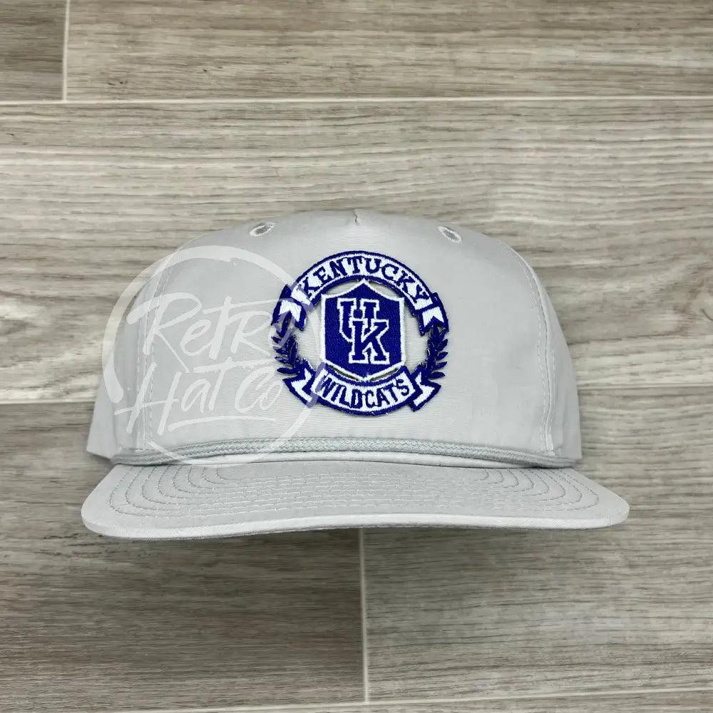 Retro Kentucky Wildcats Crest on Retro Rope Hat