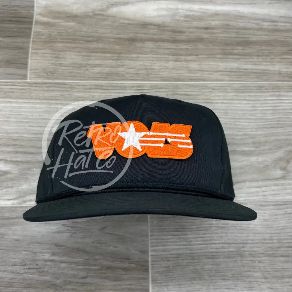 Retro Tennessee Vols Patch on Retro Rope Hat