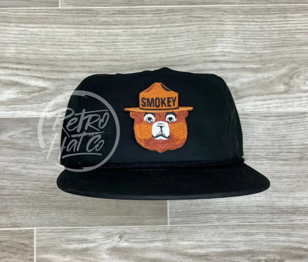 Smokey the Bear on Retro Poly Rope Hat