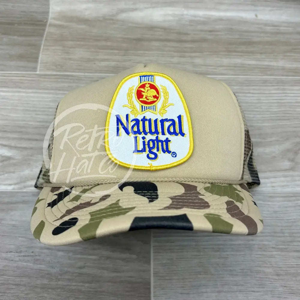 Vintage Gold Natural / Natty Light Patch on Solid Front Beige / Camo M